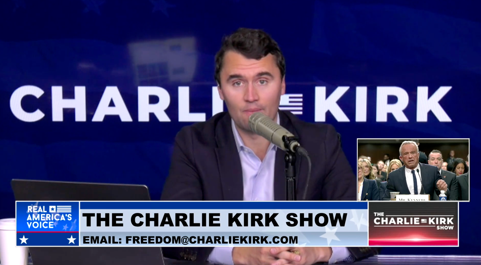 Charlie Kirk: "For any Republican senator out there, if you vote against Bobby Kennedy, there ...